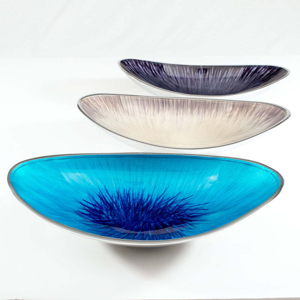 Brushed Long Oval Bowl – Red Lobster Gallery