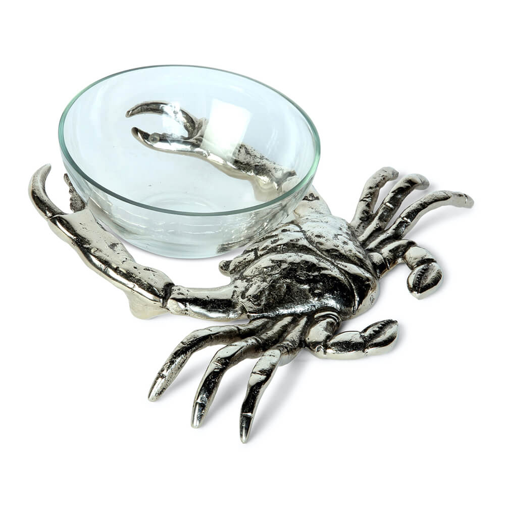 Crab with Glass Nibbles Bowl – Red Lobster Gallery