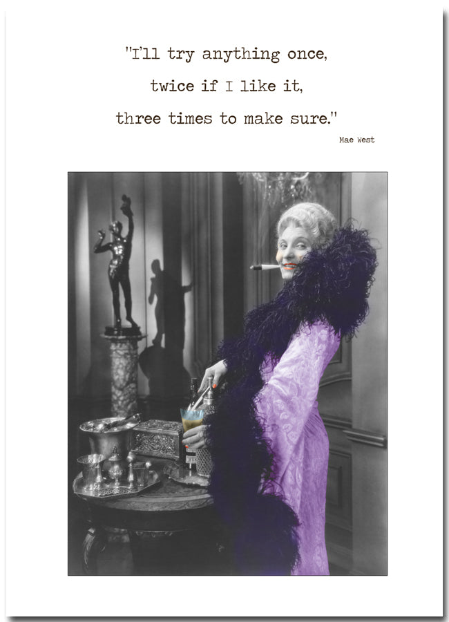 I'll Try Anything Once | Humorous Card | Red Lobster Gallery