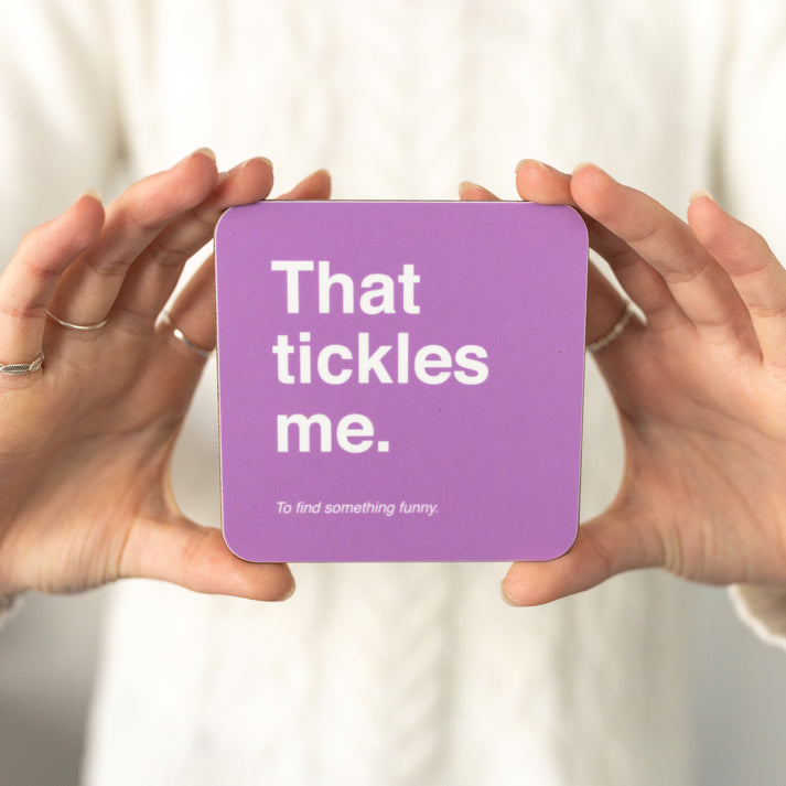 That tickles me | Norfolk Dialect Coasters at Red Lobster Gallery