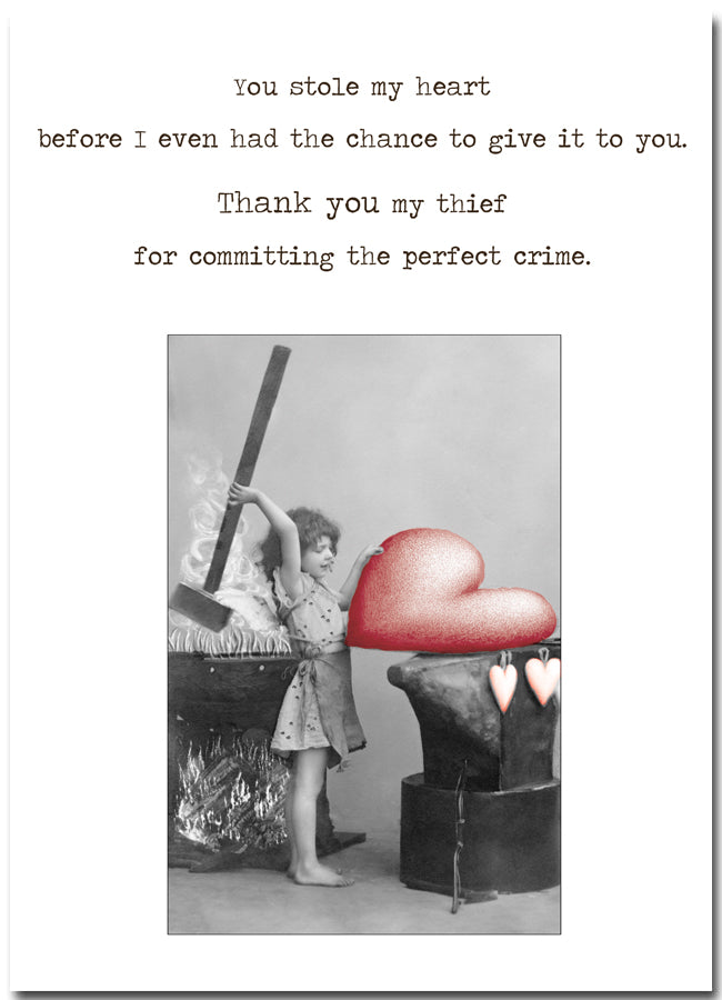 You Stole My Heart| Humorous Card | Red Lobster Gallery